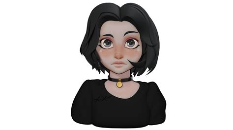 Doomer Girl Fan Art Finished Projects Blender Artists Community