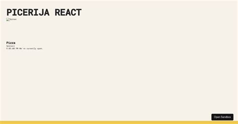 React Pizza Application 3 With Css Codesandbox