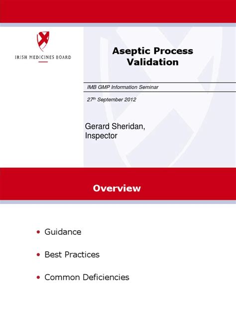 Aseptic Process Validation Pdf Sterilization Microbiology
