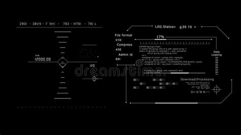 PNG Alpha HUD Elements Type 2 Stock Video Video Of Background