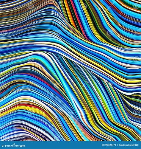 1428 Digital Abstract Waves A Futuristic And Mesmerizing Background Featuring Digital Abstract