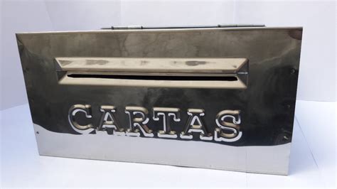 Caixa De Correio Inox Para Muro 18cm X 25cm X 12cm Promoção R 65 78