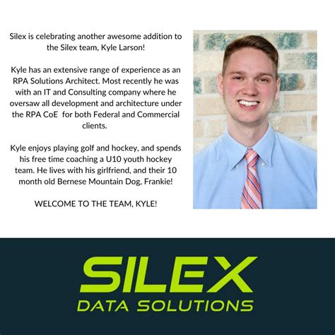 Silex Data Solutions On Linkedin Welcome Celebrate Newteammate