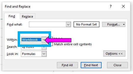 How To Use Excel CTRL F Function To Search Entire Workbook Rezolutioner