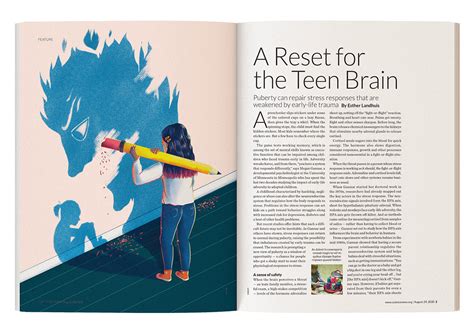 Science News Magazine Editorial Illustration On Behance Editorial
