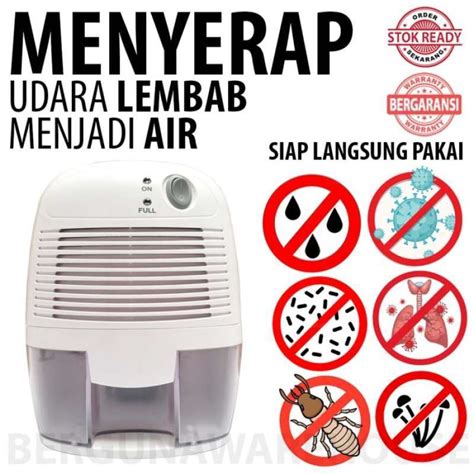 Jual Dehumidifier Penyerap Udara Lembap Bagus Serap Air Hawa Basah Di