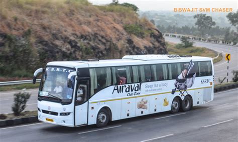 Ksrtc Airavat Club Class Volvo B9r Multiaxle Semi Sleeper Biswajit