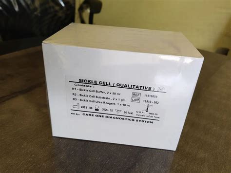 Care One Sickle Cell Solubility Test Kit At ₹ 3450kit In Aurangabad