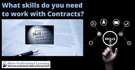 What Skills Do You Need To Work With Contracts