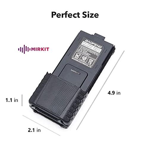 Baofeng Battery BL MAh Extended Battery Compatible With UV R BF HP UV RX RD R UV RTP