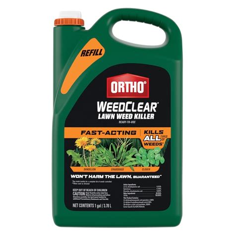 Ortho Weedclear 1 Gallon Refill Lawn Weed Killer 4659605 At