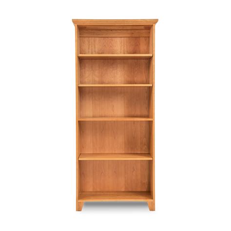 Walnut Bookcases Made In The Usa With Real Solid Walnut Vermont Woods Studios