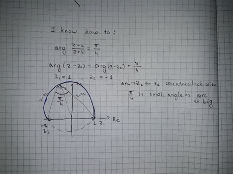 complex analysis how to sketch the locus of 0