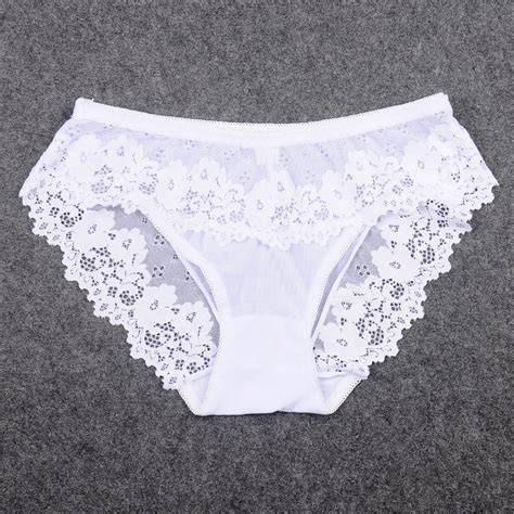 여성용 레이스 브리프 팬티 플러스 사이즈 속옷 투명 메쉬 통기성 속옷 예쁜 숙녀 속옷여성용 팬티 Aliexpress
