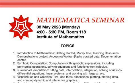 Wolfram Language In Mathematics Education And Research Up Alumni Website