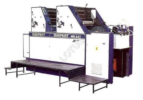 Automatic Offset Printing Machine Manufacturer Supplier And Exporter From India
