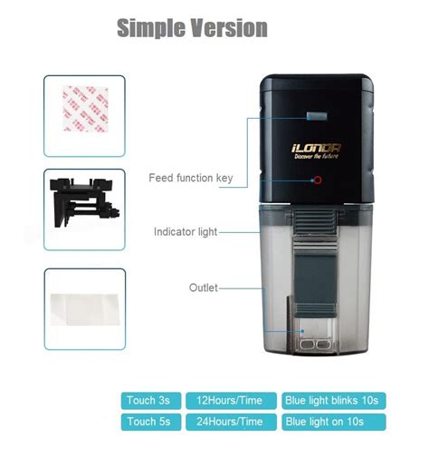 Ilonda Aquarium Fish Feeder Automatische Wifi Remo Grandado