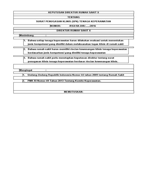 sk spk perawat pdf