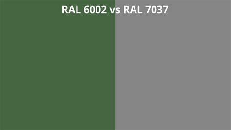 Ral 6002 Vs 7037 Ral Colour Chart Uk
