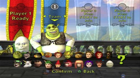 Shrek Superslam All Characters Ps Youtube
