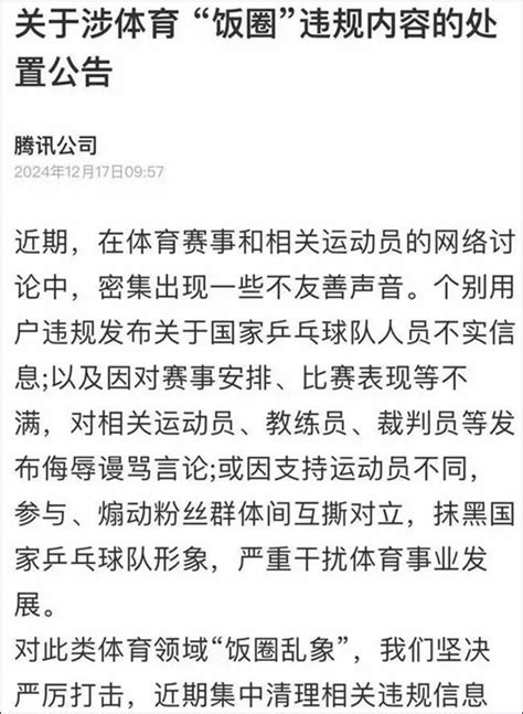打擊「飯圈」文化︱造謠國乒拉踩引戰失控 多平台祭「永久封禁」制亂象 星島日報