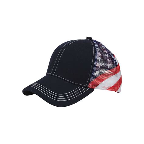 Mega Cap 7641g Usa Cotton Twill Mesh Cap 11 55 Headwear
