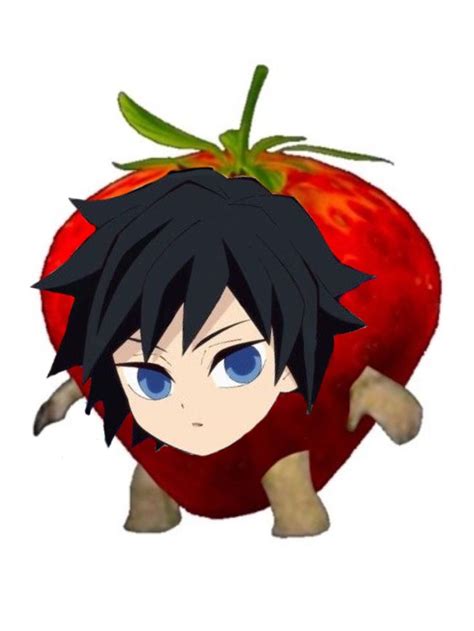 Giyuu Strawberry Slayer Anime Cute Anime Chibi Anime Character Design