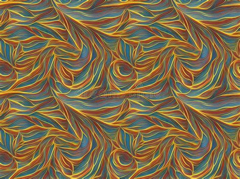 Seamless Rectangle Tile 4 Combined Together For Visual Effect Nature