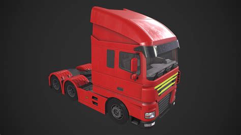 Semi Truck 3d Model By Yn Delmund