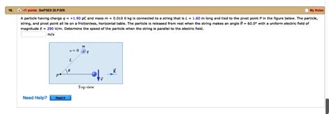 solved 1 points serpse9 25 p009 moles a particle having a charge of