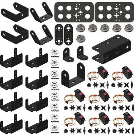 Sunrobotics 17dof Biped Humanoid Robot Chassis Diy Kit With Metal Geared Servo Motors