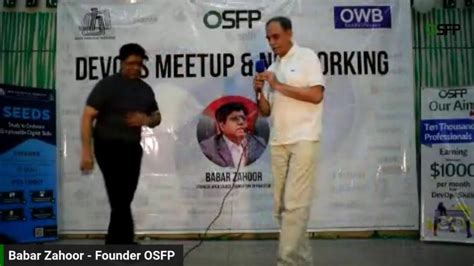 babar zahoor on linkedin devops meetup and networking islamabad live