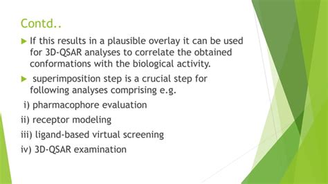 Superimposition Method Ligand Based Drug Design Pptx Chemistry Science