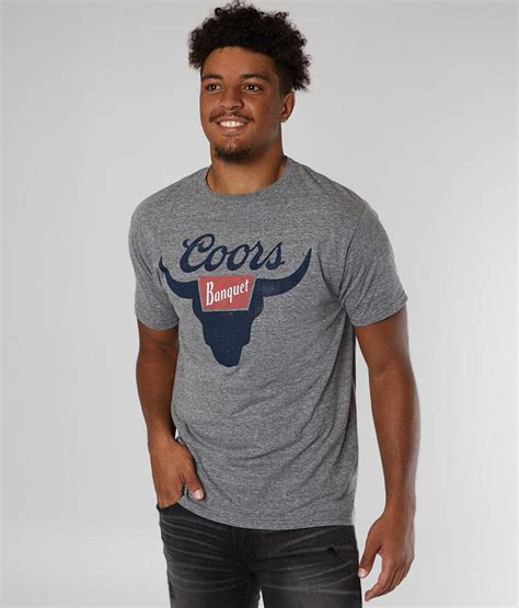 Tee Luv Coors® Banquet T Shirt Mens T Shirts In Vintage Grey Snow