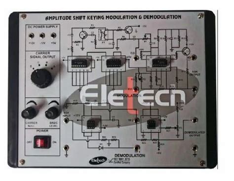 Amplitude Shift Keying Modulation And Demodulation For Laboratory Model Name Number Eli 210