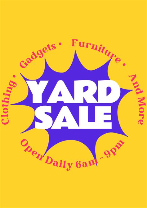 Comic Yard Sale Letterhead Brandcrowd Letterhead Maker