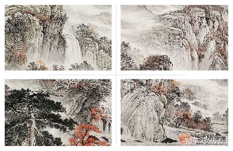 清雅大气山水画叶大隐老师作品 值得收藏 知乎