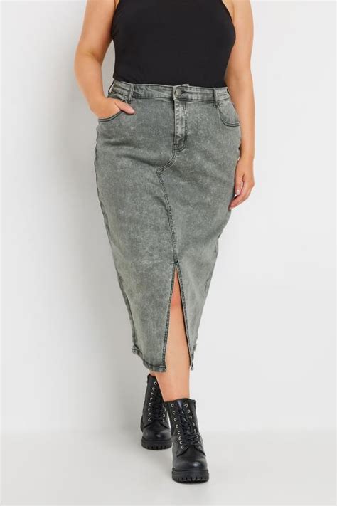 Plus Size Denim Skirts Yours Clothing