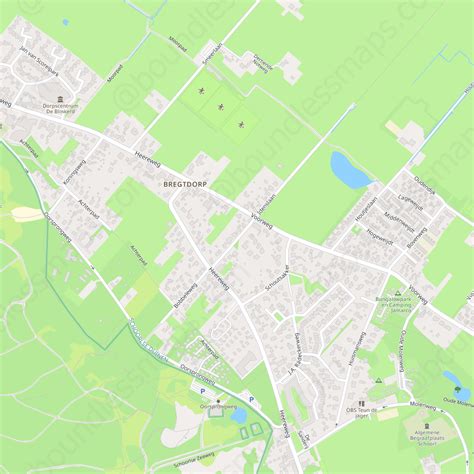 Schoorl Modern Atlas Vector Map Boundless Maps