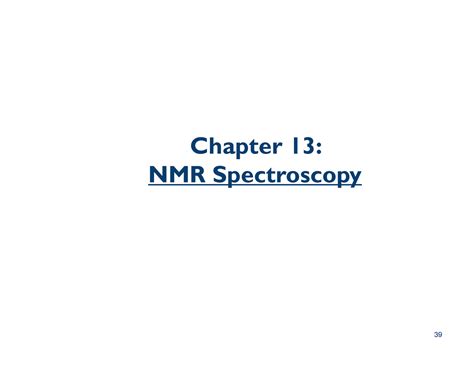 Chapter 13 Nmr Spectroscopy Studocu