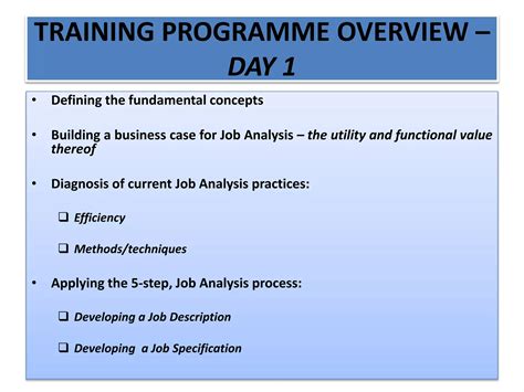 Job Analysis Process And Tools Nkayelo Ppt