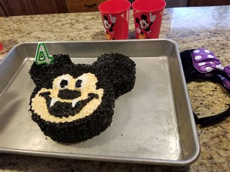 Count Mickula Birthday Cake Cake Birthday Cake Desserts