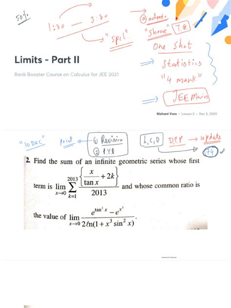 Limits Part Ii With Anno Pdf