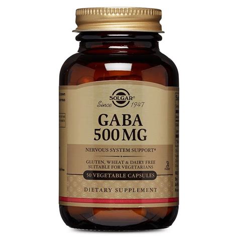 GABA 500 мг х50 капсули Solgar