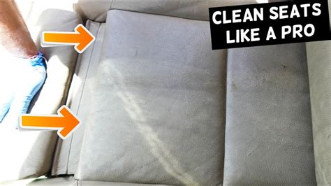 How To Clean Car Leather Seats Youtube