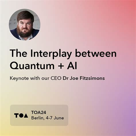 horizon quantum on linkedin our ceo dr joe fitzsimons is set to take
