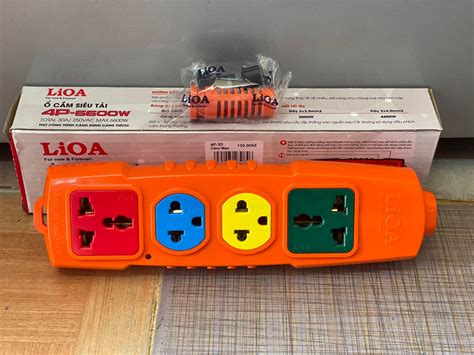 Ổ CẮm ĐiỆn Lioa KhÔng DÂy 4 Ổ CẮm ChỊu TẢi 6600w