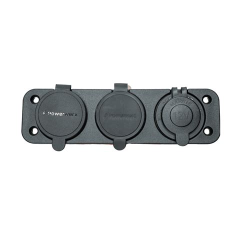 Powerwerx Three Hole Panel Mounting Plate Exploristlife