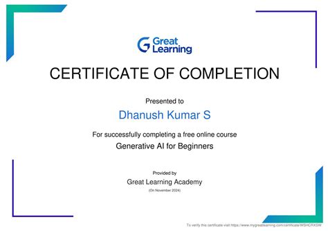 Dhanush Kumar S On Linkedin Generativeai Greatlearning