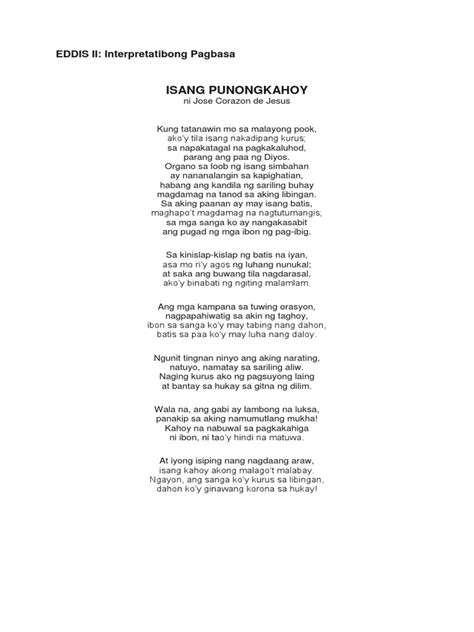 Buwan Ng Pagbasa 2022 Patimpalak Interpretatibong Pag